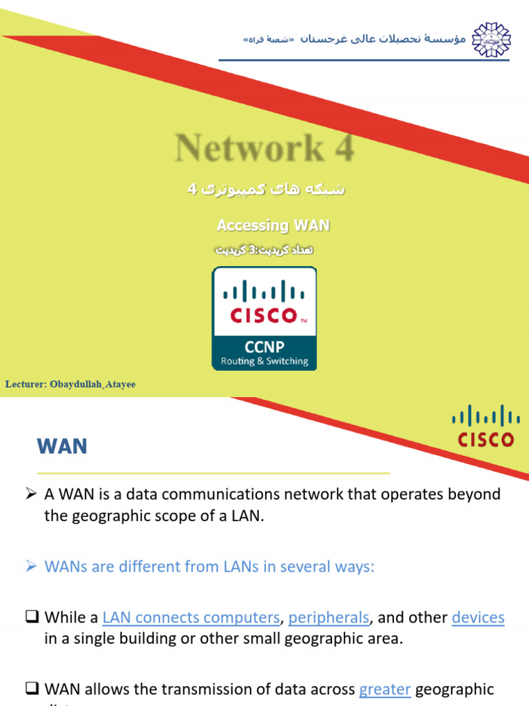WAN Technology | PDF | Computer Network | Modem
