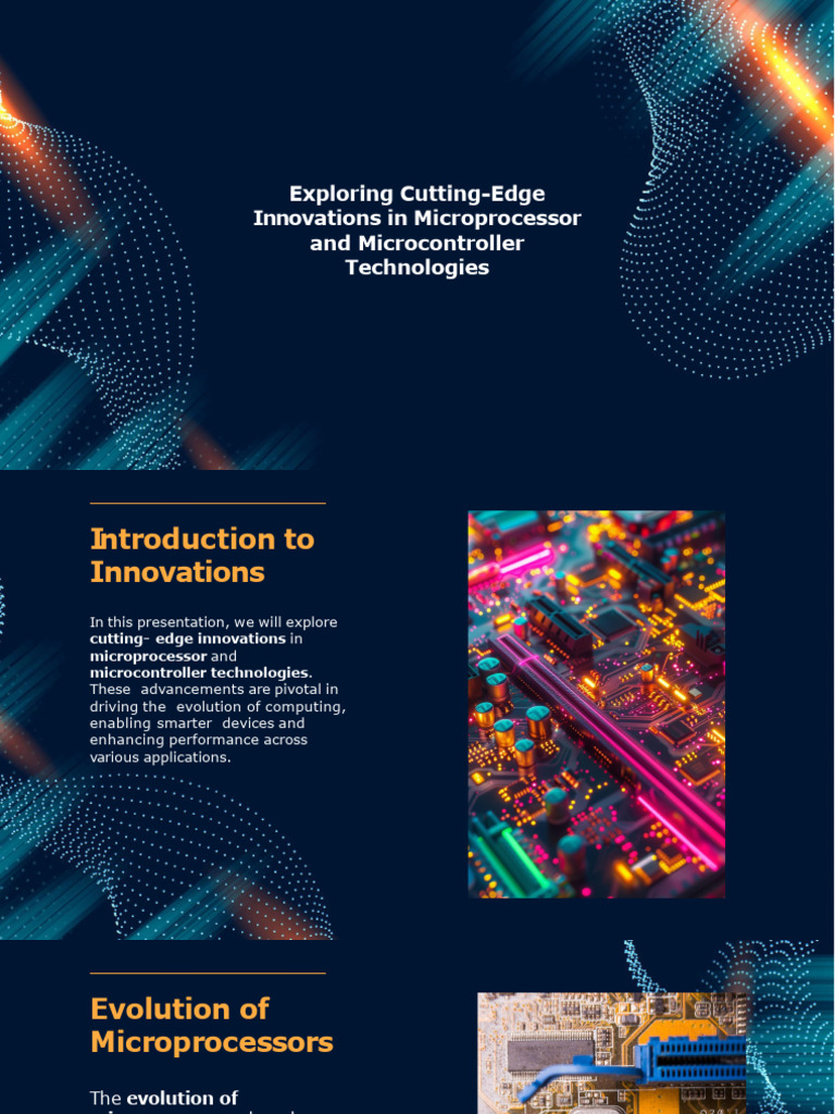 Team - Presentation - Microprocessor and Microcontrollers | PDF