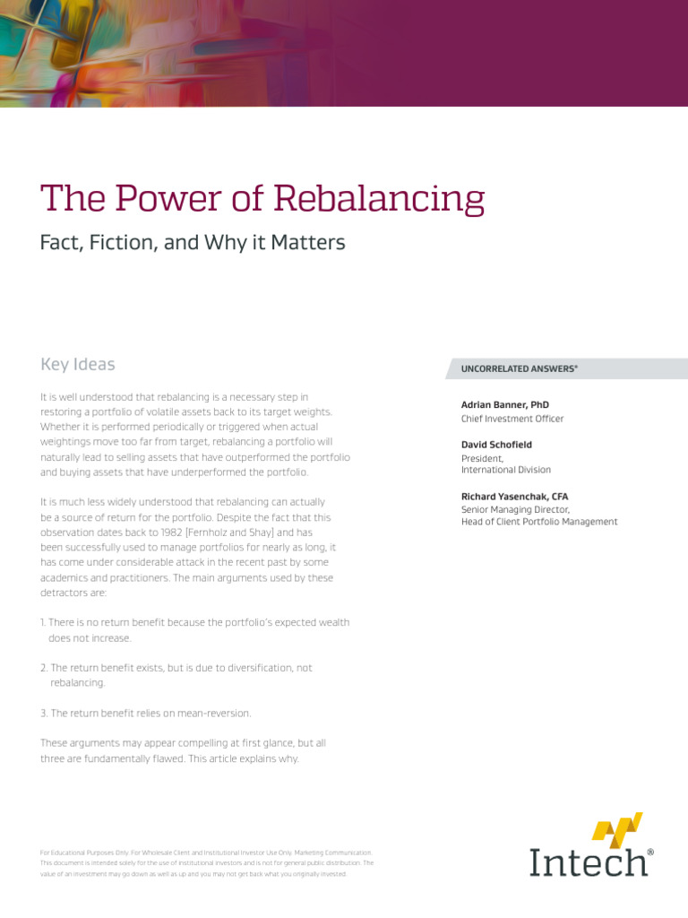 The Power of Rebalancing Global | PDF