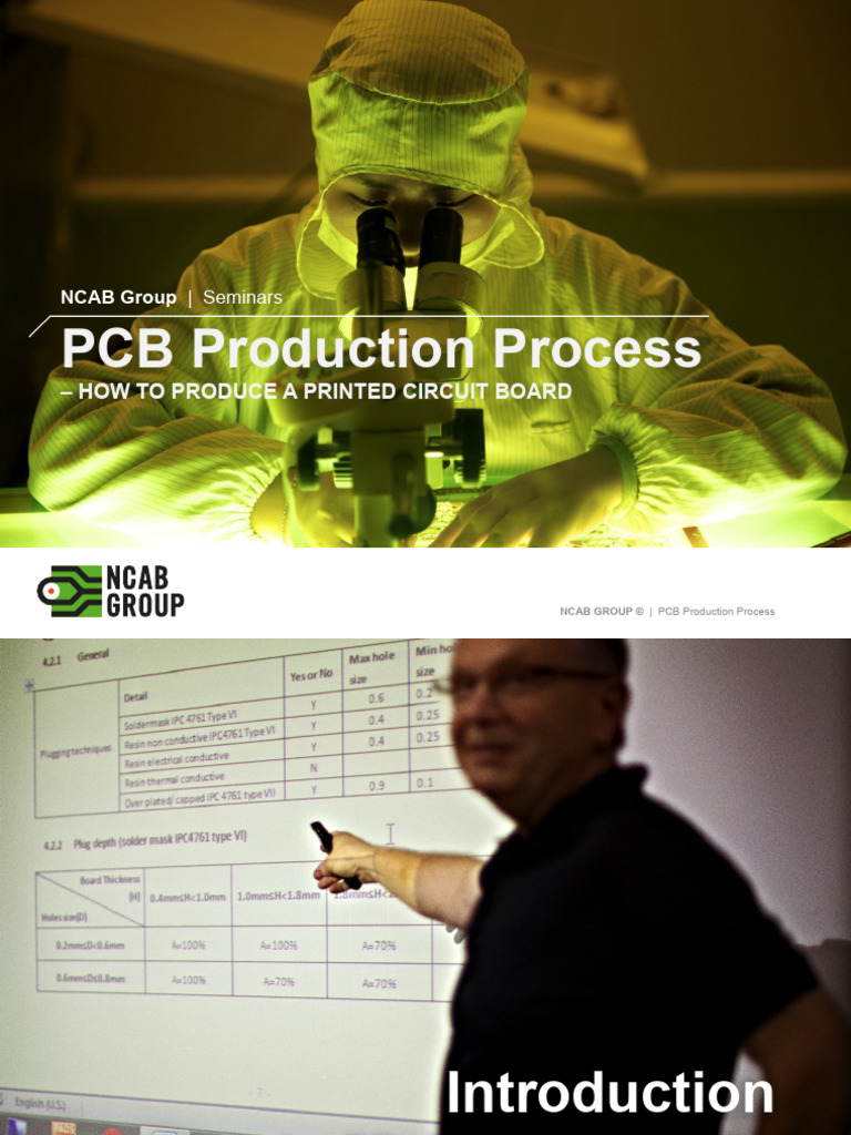 NCAB Production Process How To Make A PCB | PDF