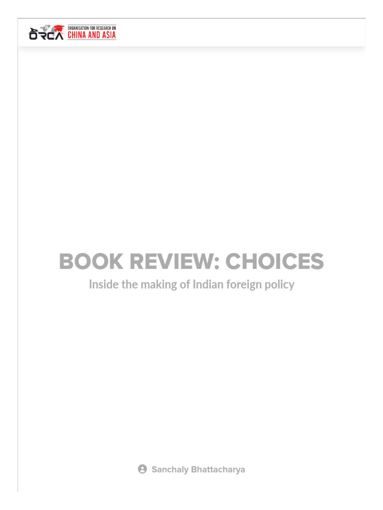 Book Review - Choices | PDF