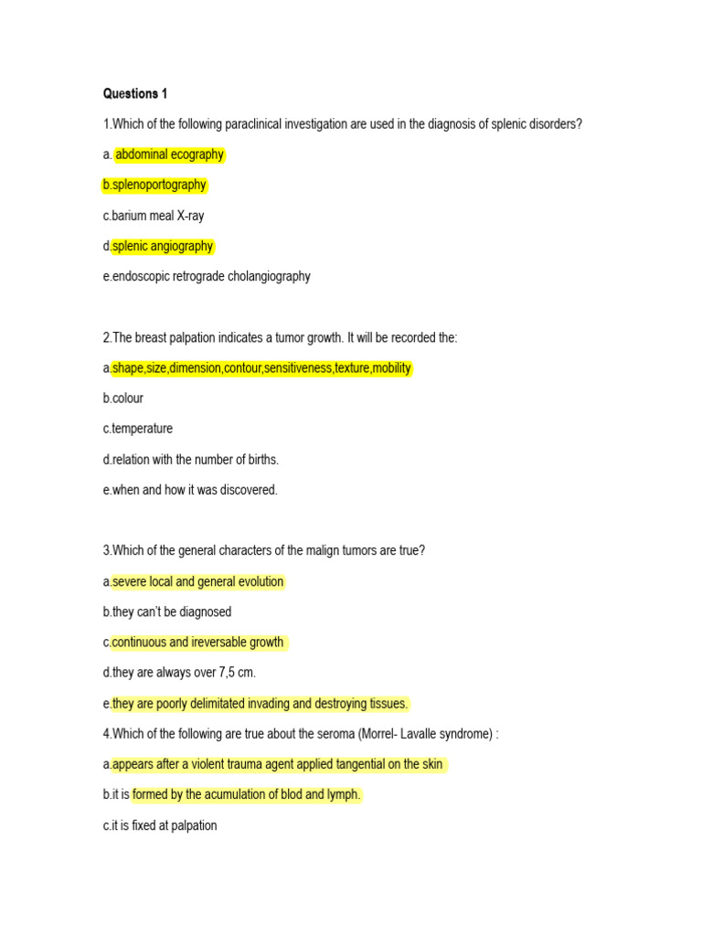 Surgical Semio Merged | PDF