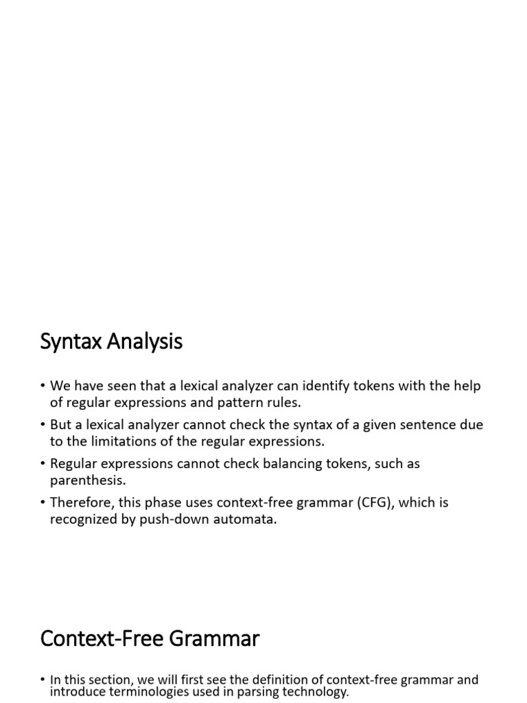 Lec05&06 - Compiler Construction | PDF