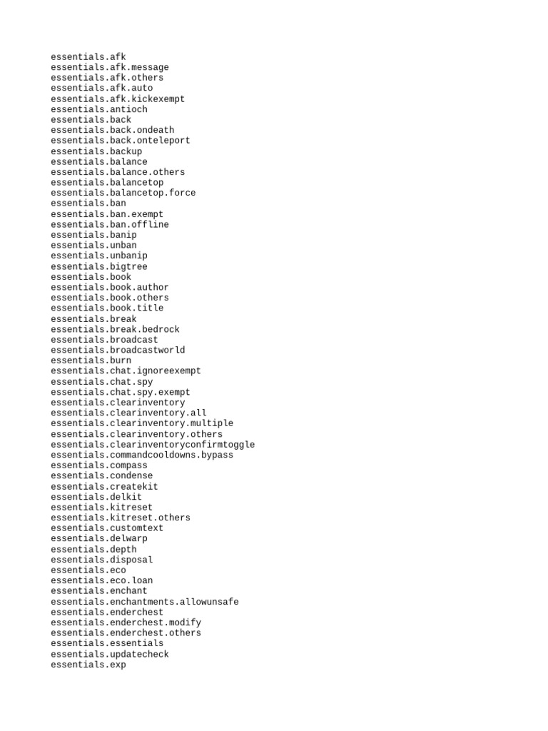 Permission Essentials | PDF
