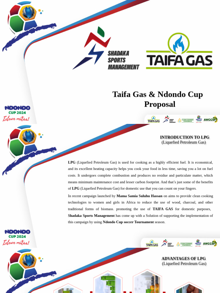 Taifa Gas LPG Campaign for Ndondo Cup | PDF | Liquefied Petroleum Gas ...
