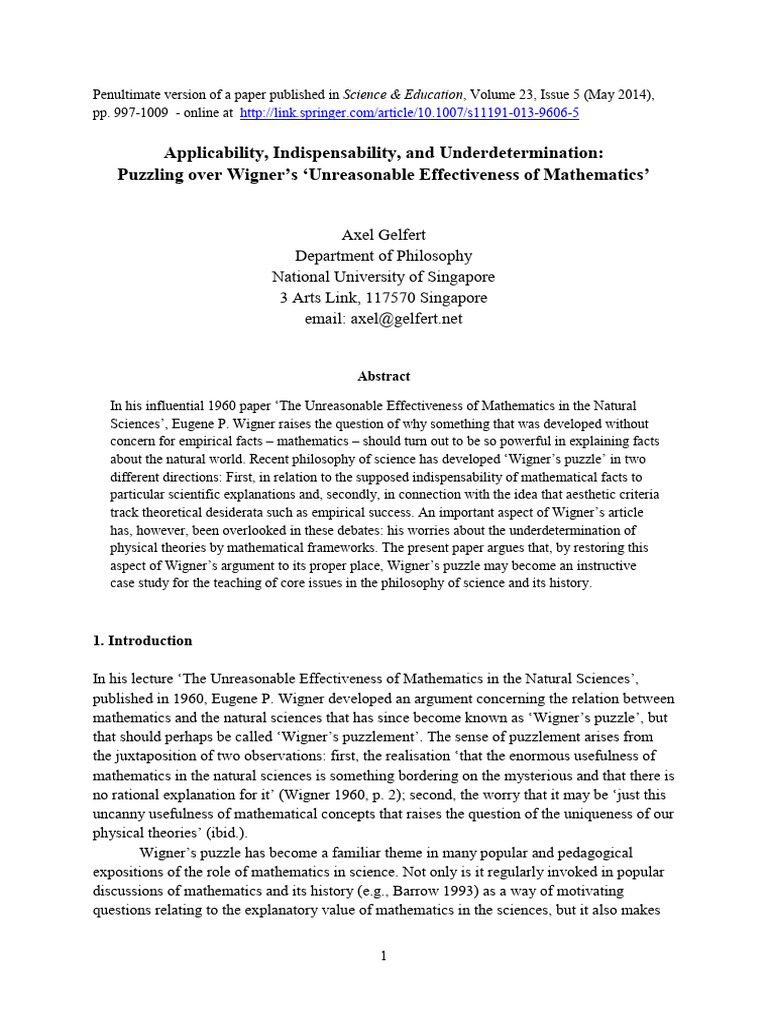 Applicability Indispensability and Under | PDF