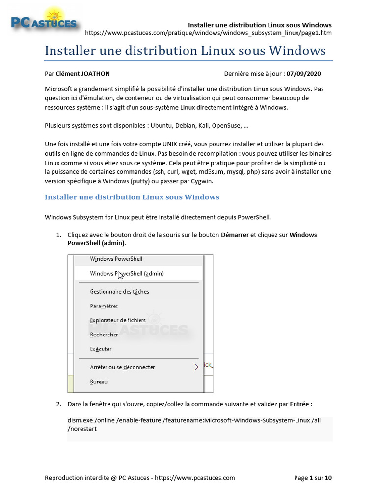 3302 Windows Subsystem Linux | PDF