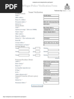 Gurugram Police Tenant Verification Form | PDF | Identity Document ...