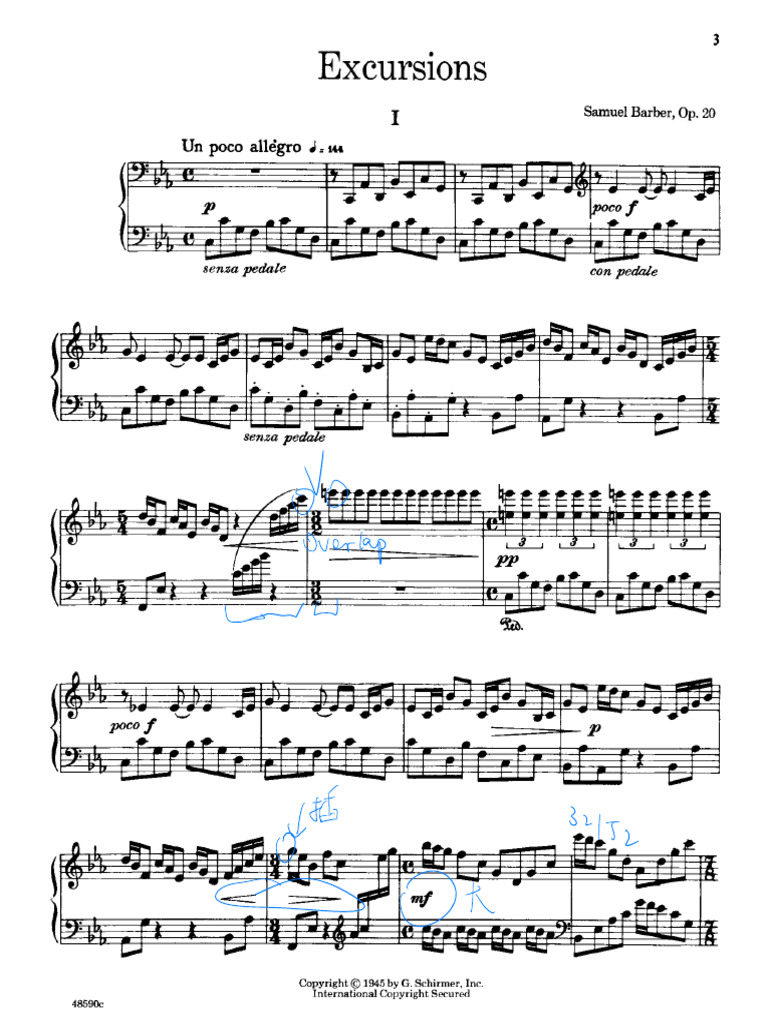 Excursion 1 by Barber | PDF