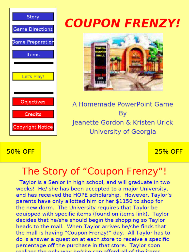 Coupon Frenzy | PDF