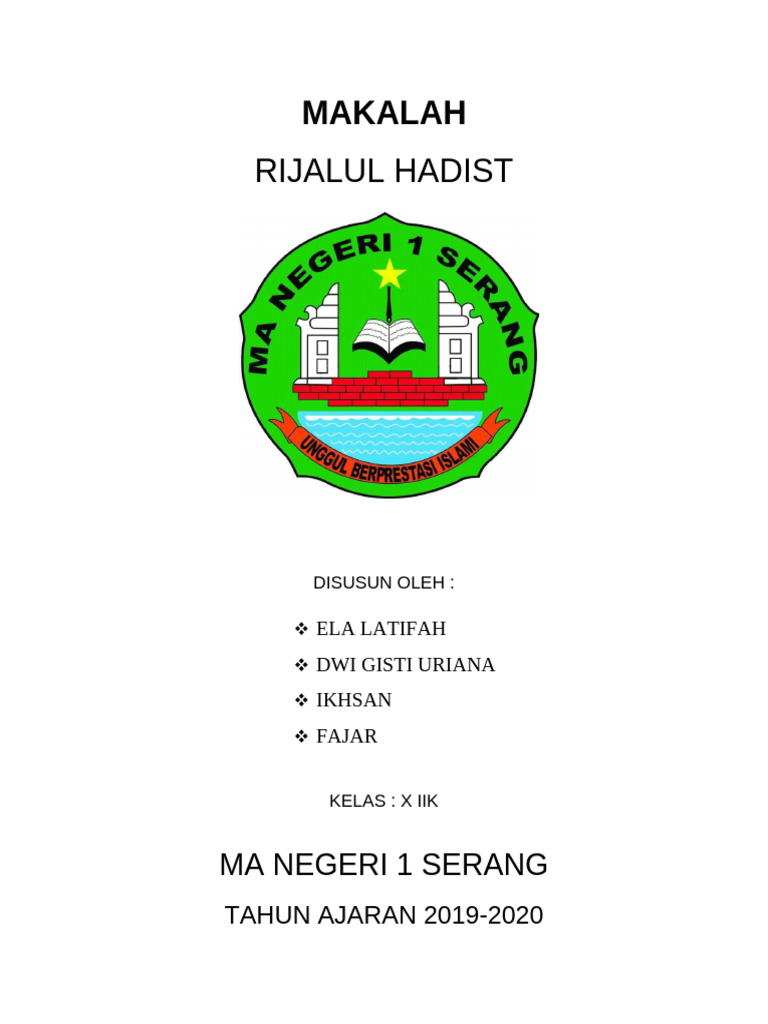 Ilmu Rijal Al Hadis Dan Ilmu Al-Jarh Wa Al-Ta'dil | PDF