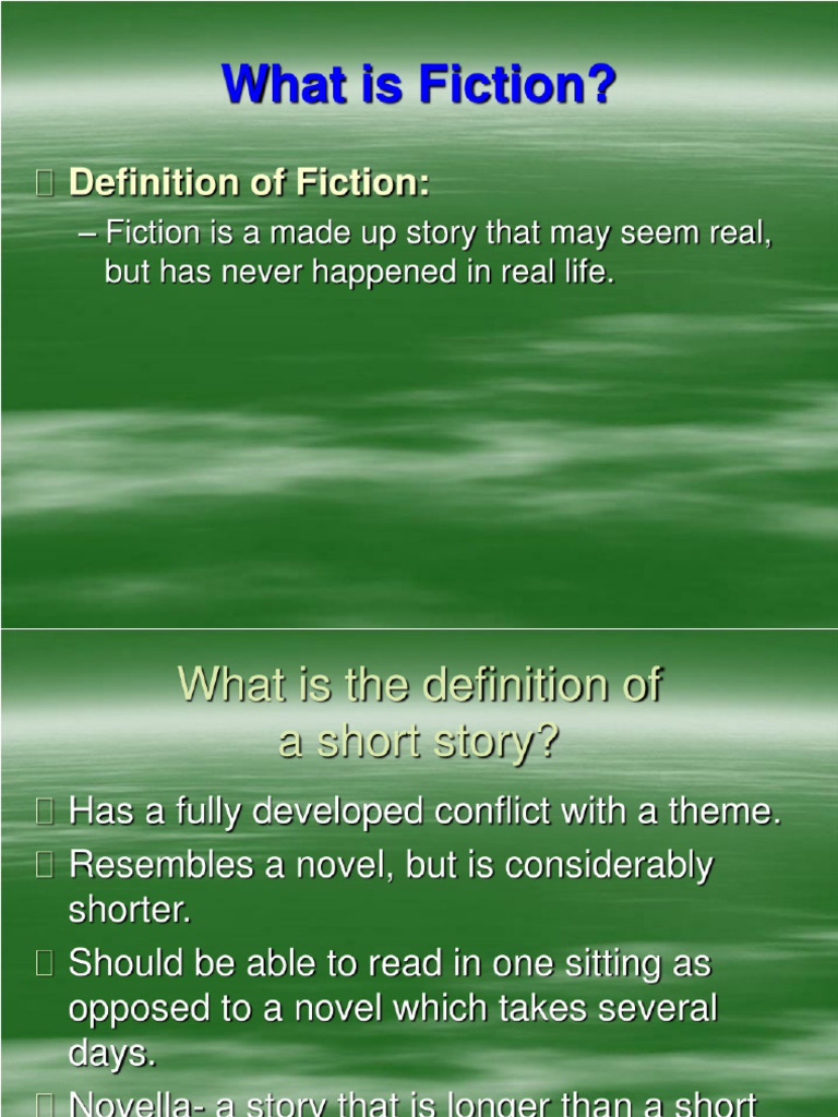 Intro To Fiction | PDF