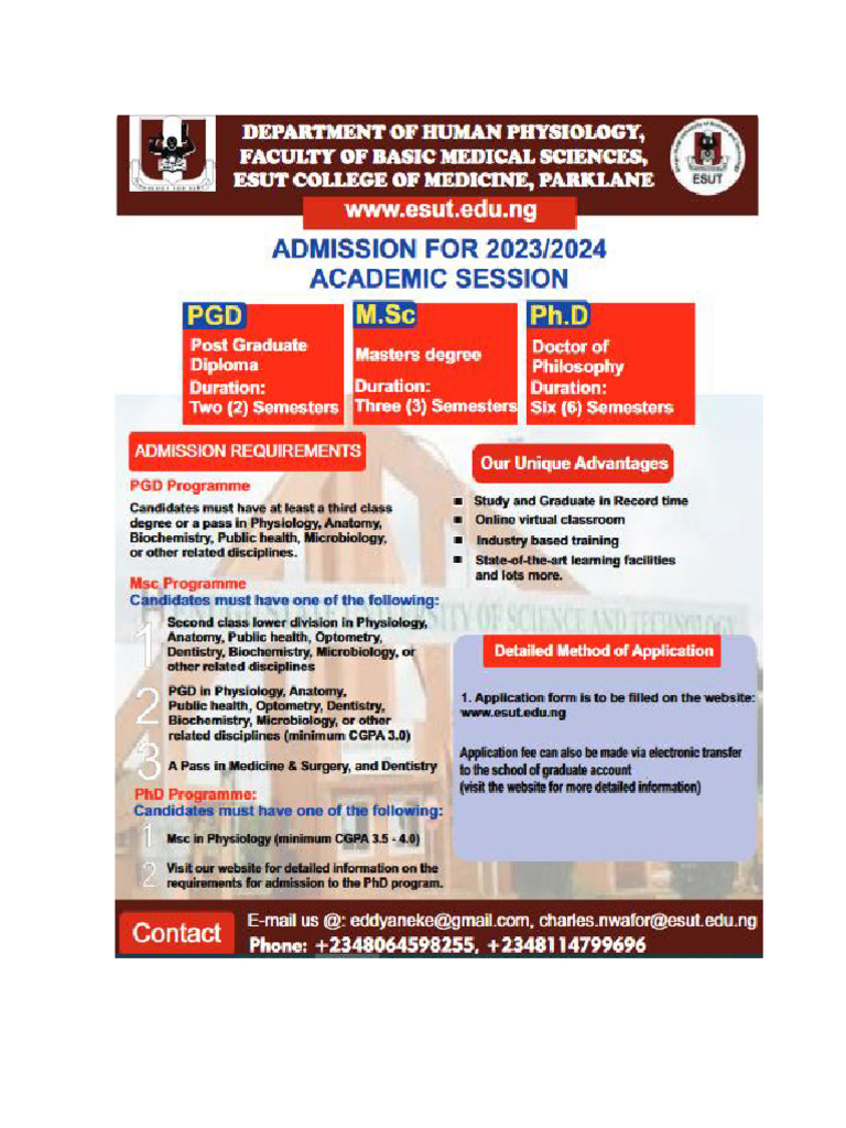 Admission Requirements Pdf