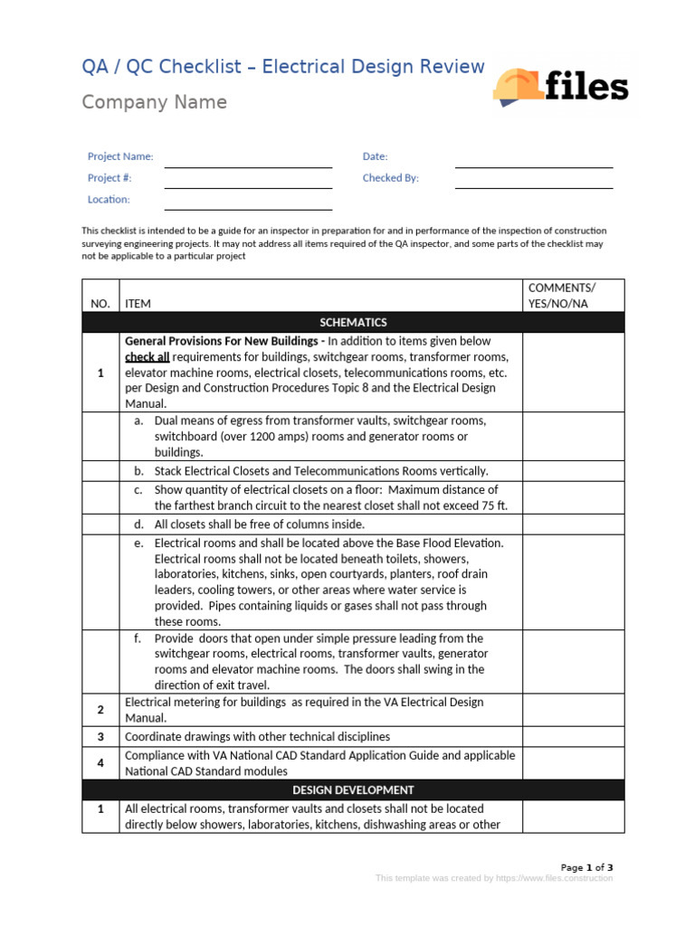 7B - QA QC Elec Design | PDF