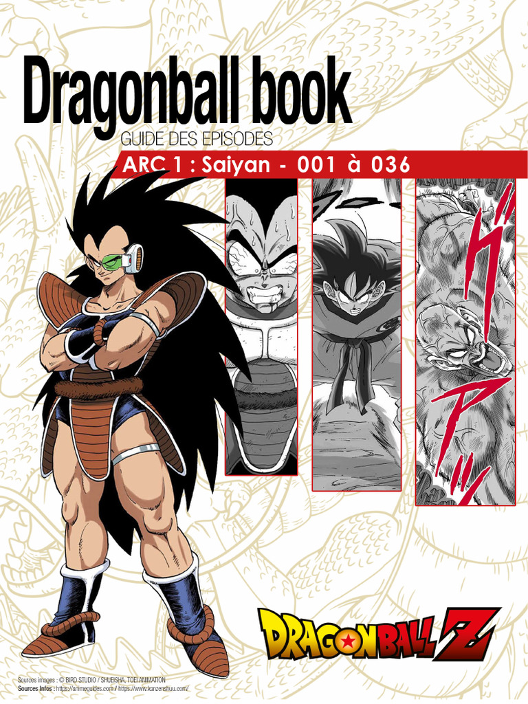 DBZ Guide Episodes 001-036 Arc 1 Saiyan | PDF