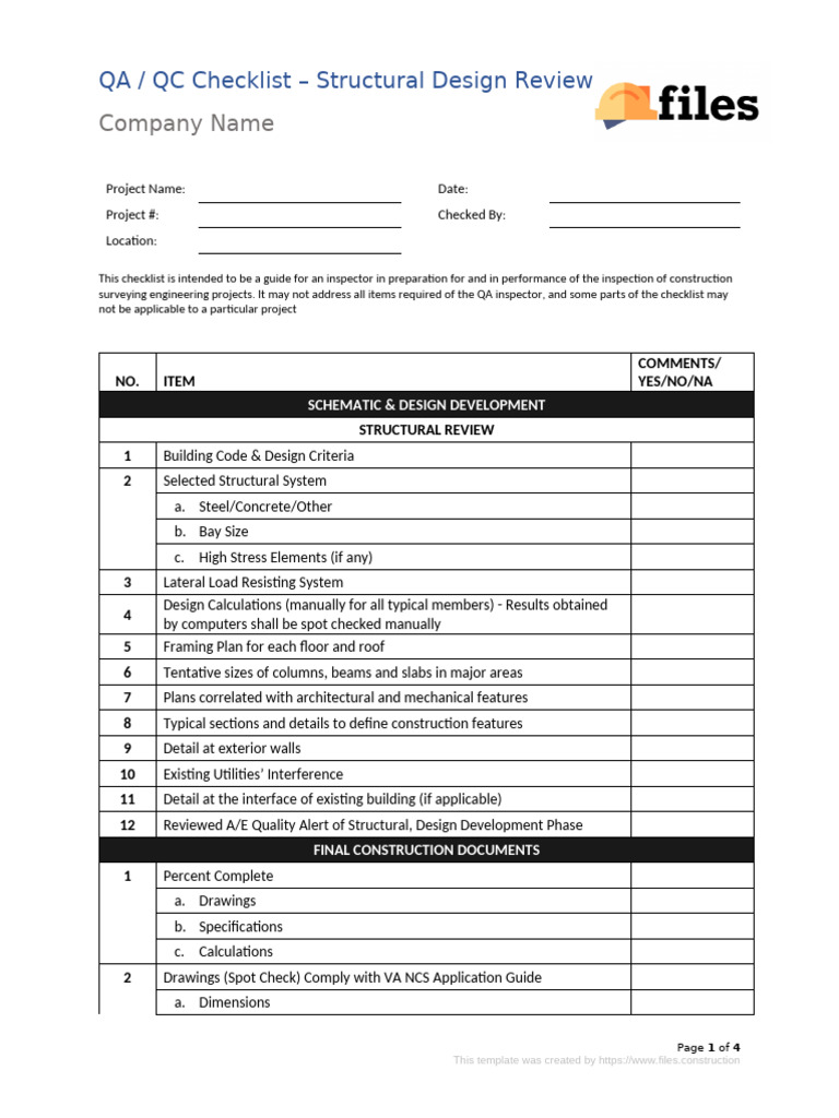 7F_QA-QC-Structural-Design | PDF