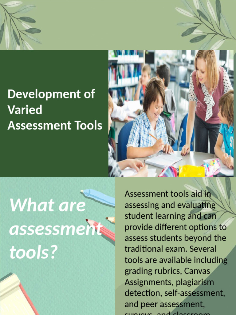 Development of Varied Assessment Tools 2 | PDF