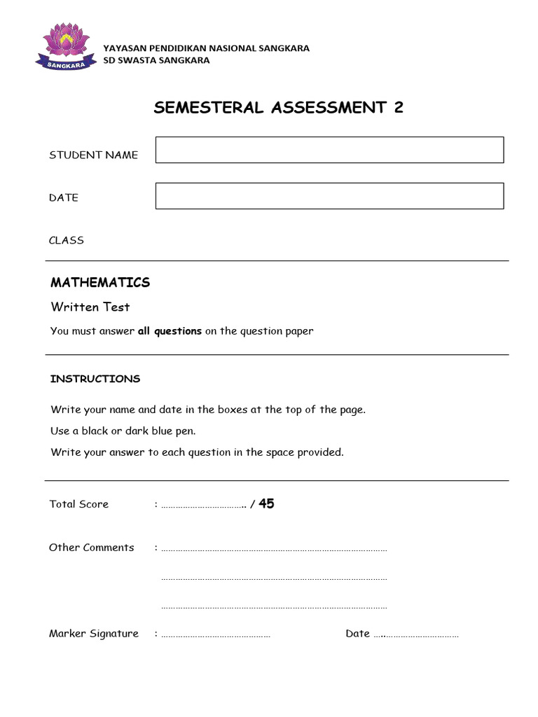 Math Primary 1 1 Pdf