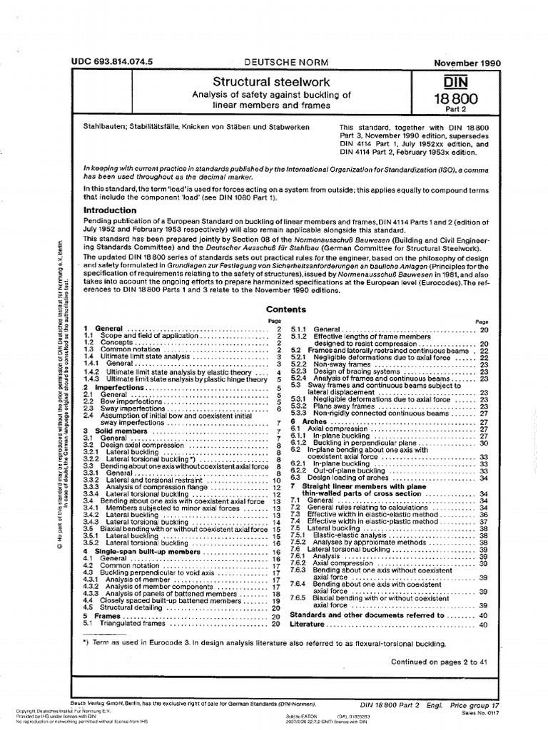 Din 18800 Part 2 | PDF