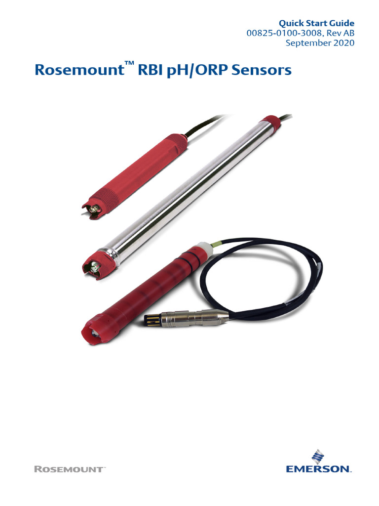Manual - EMERSON - PH Sensor - Model | PDF