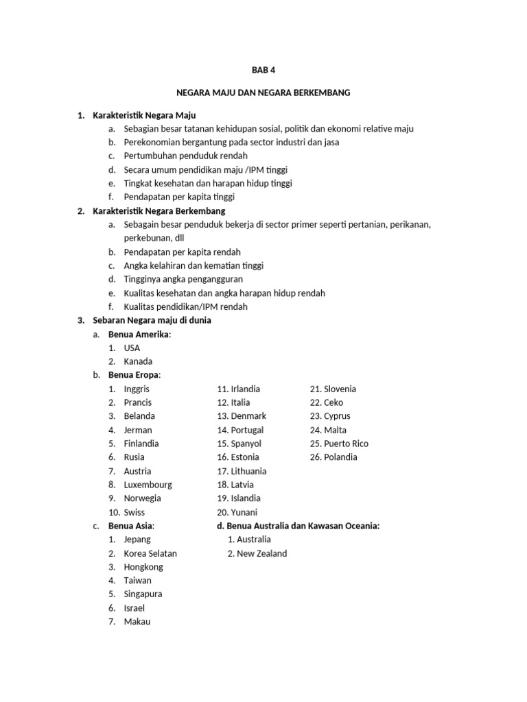 Ringkasan Materi Bab 4 | PDF