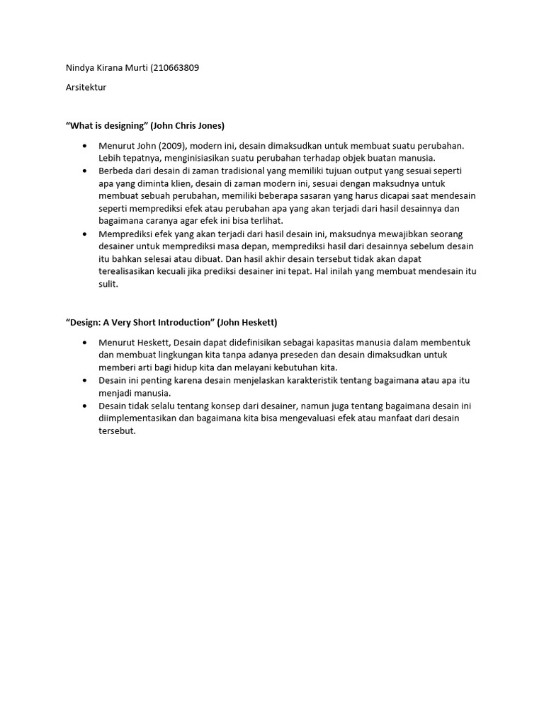 Nindya Kirana Murti - 2106638091 - Points | PDF