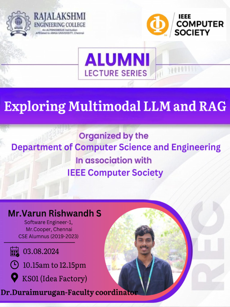 Exploring Multimodal LLM and RAG - FLYER | PDF