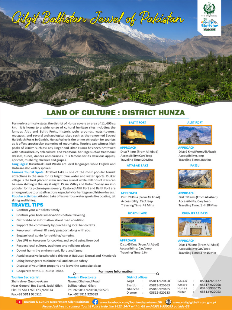 District Hunza | PDF