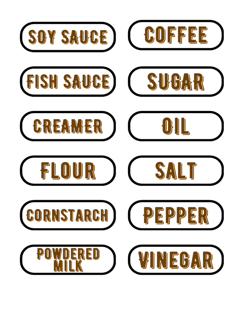 Black and White Simple Labels With Book Owner's Name Document ...