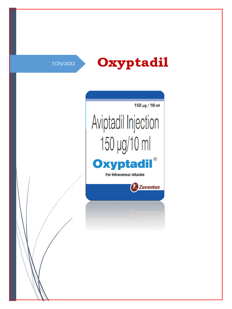 Oxyptadil Monograph | PDF