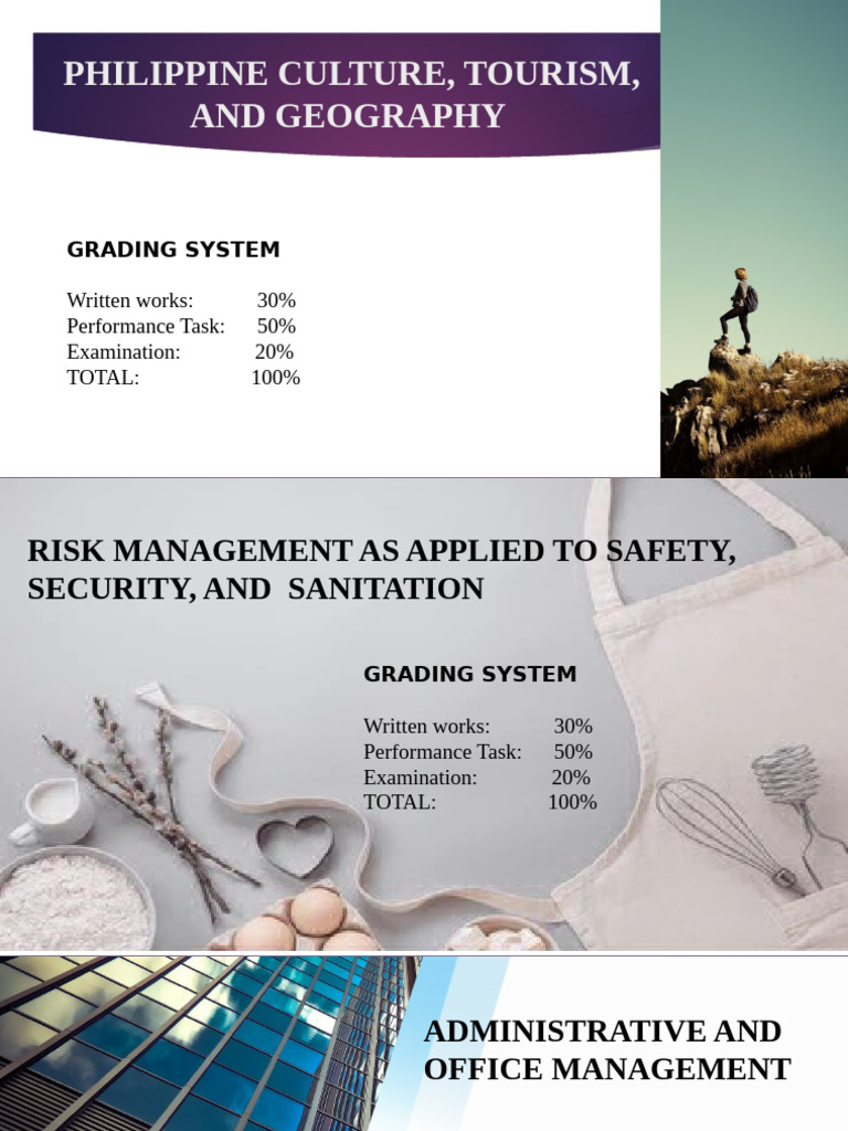 First Day of Class (Subject Orientation) | PDF