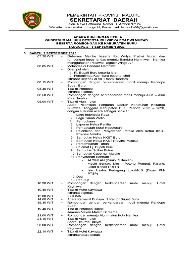 Rundown Buru 092023 | PDF