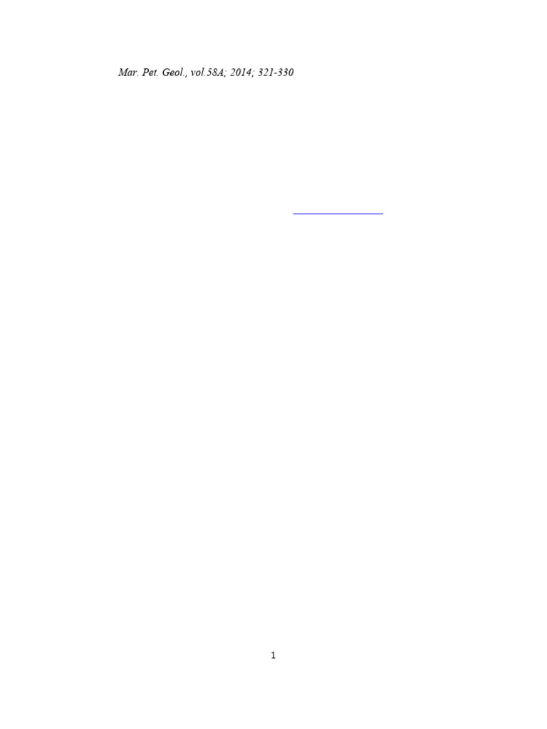 Mar Pet Geol 58 321a | PDF