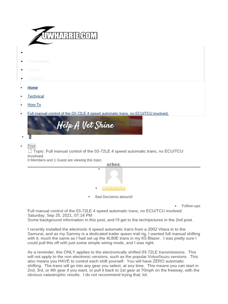 Aisin AW 03-72LS Auto Box | PDF