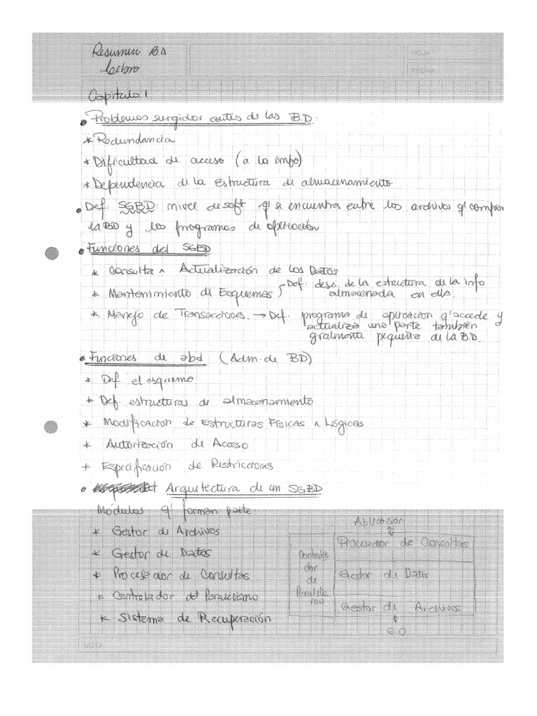 Resumen Base Datos | PDF