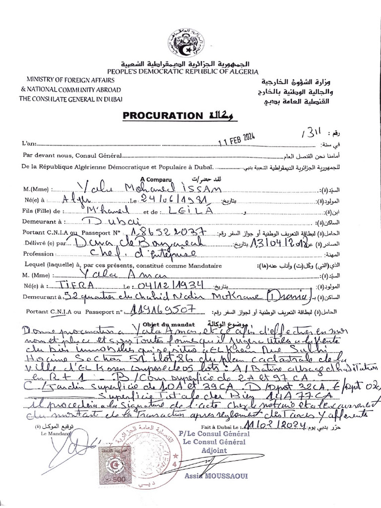 11-Fév-2024 Procuration | PDF