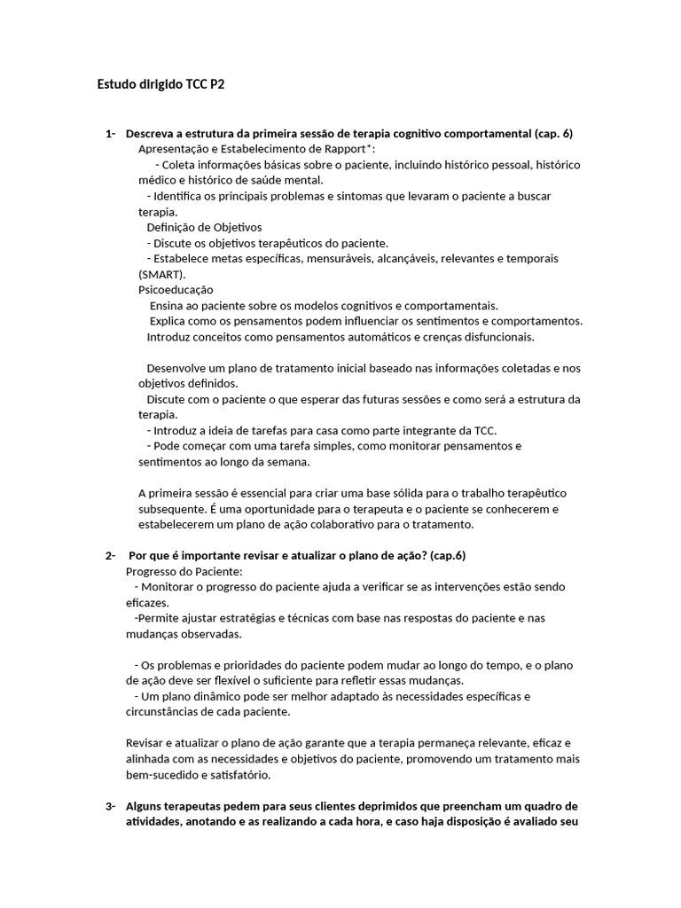 Estudo Dirigido TCC | PDF
