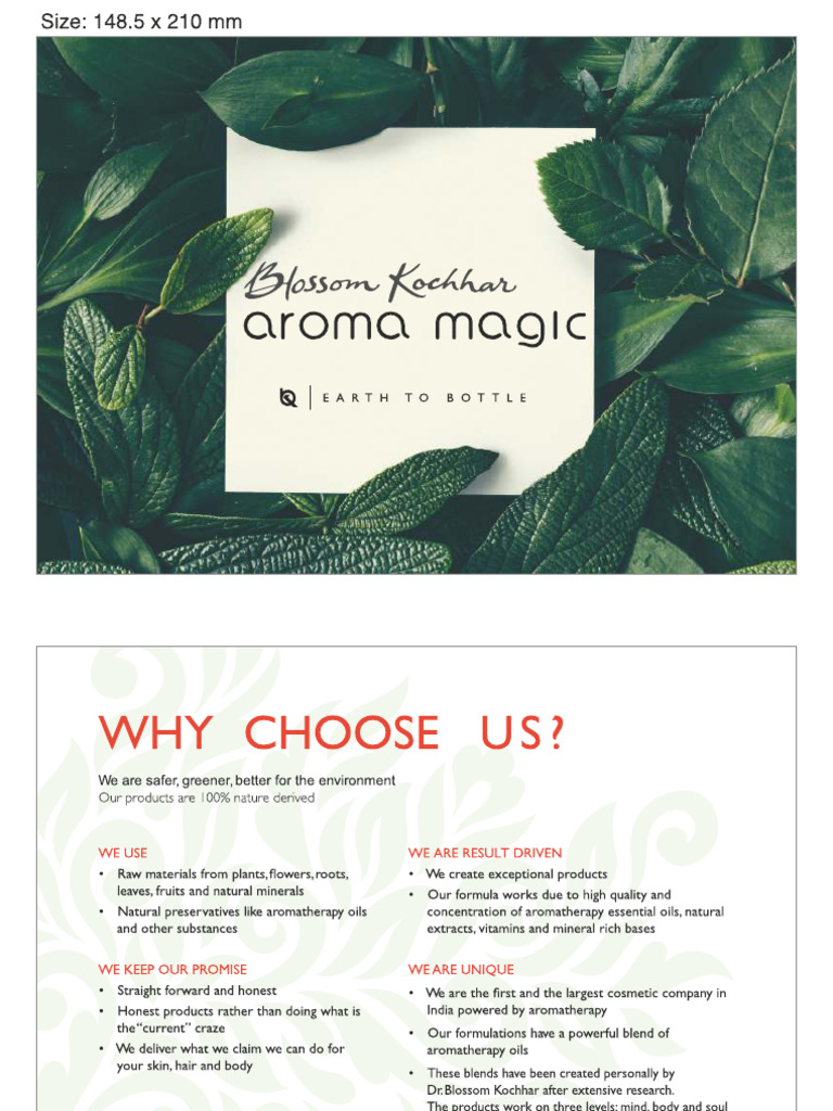 Aroma Magic Product Booklet (Aug 2022) (1) | PDF