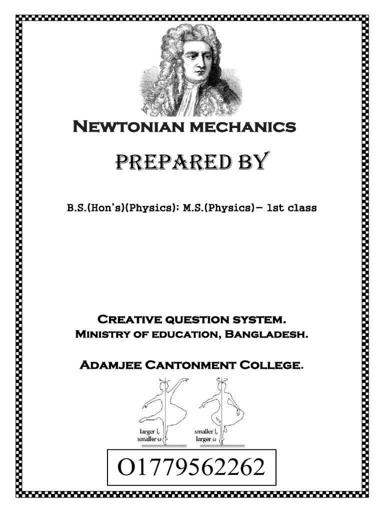Newtonian-Mechanics 230812 015603 | PDF