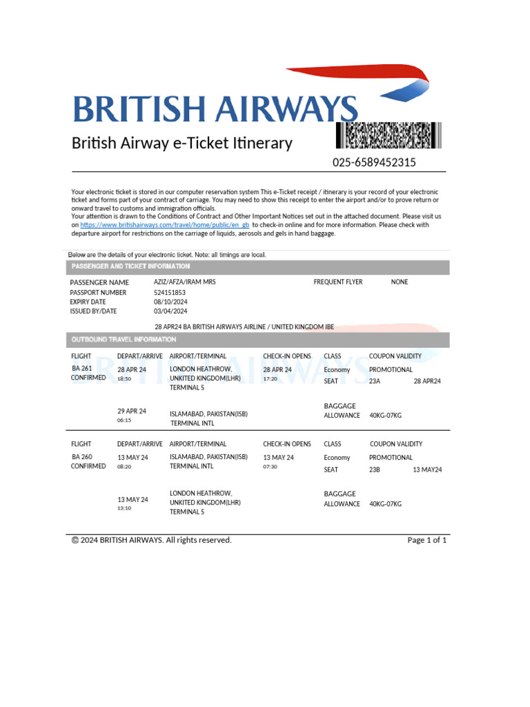 Direct Flight | PDF