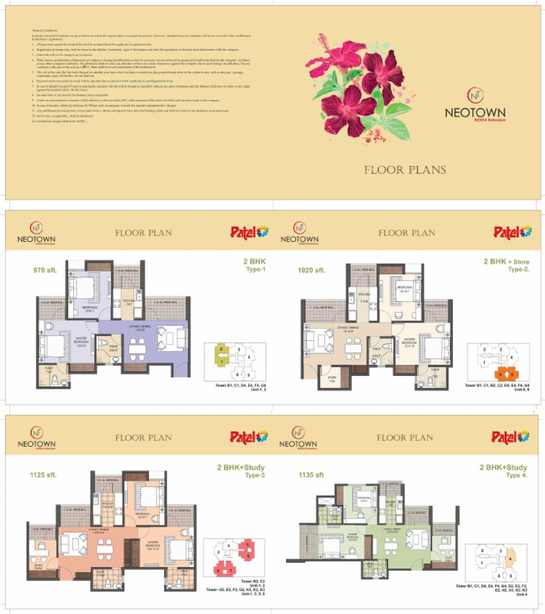 Patel Neotown Updated Site Layout and Floor Plan | PDF