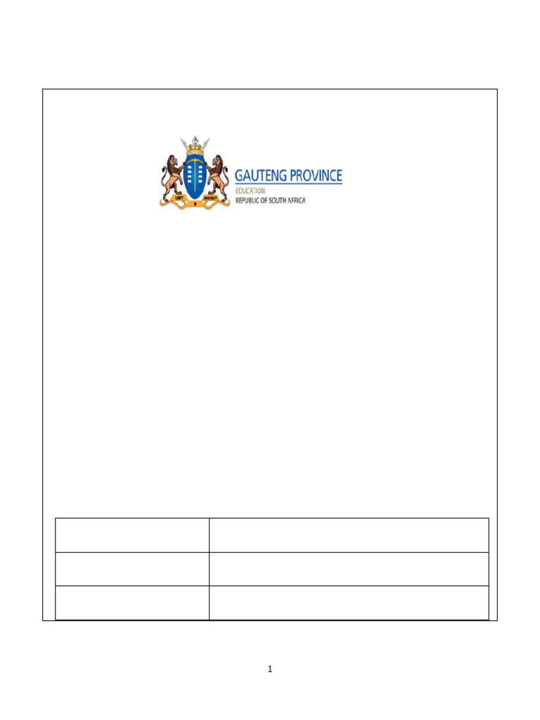 2016 Grade 12 Lo Learner Guide | PDF