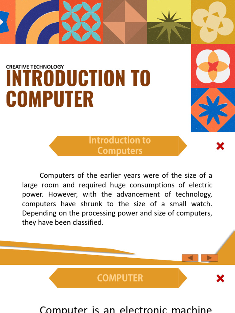 CTECH - Lesson 1 (Intro To Computer) | PDF