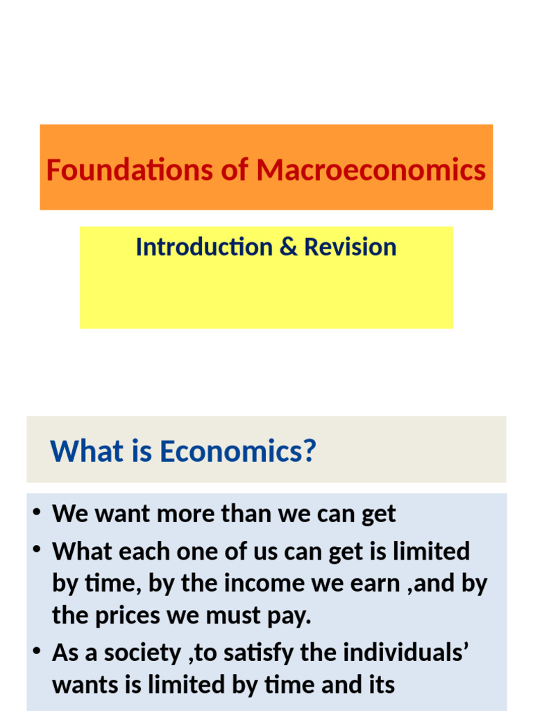 Introduction To Macroeconomics | PDF