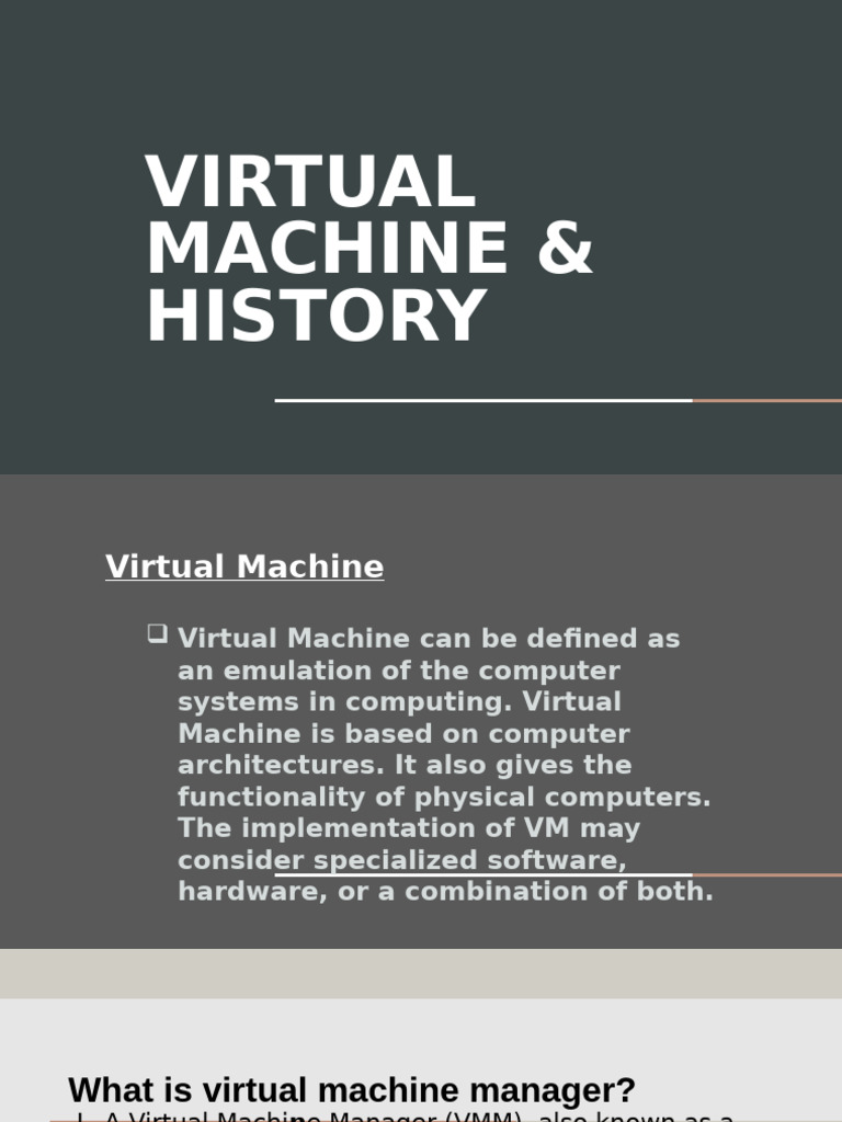 Virtual Machine | PDF