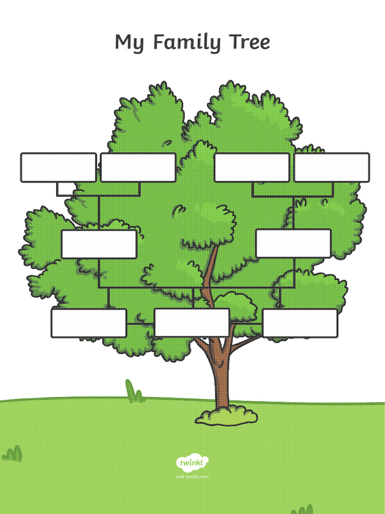 T T 198b My Family Tree Template Super Eco Colour | PDF