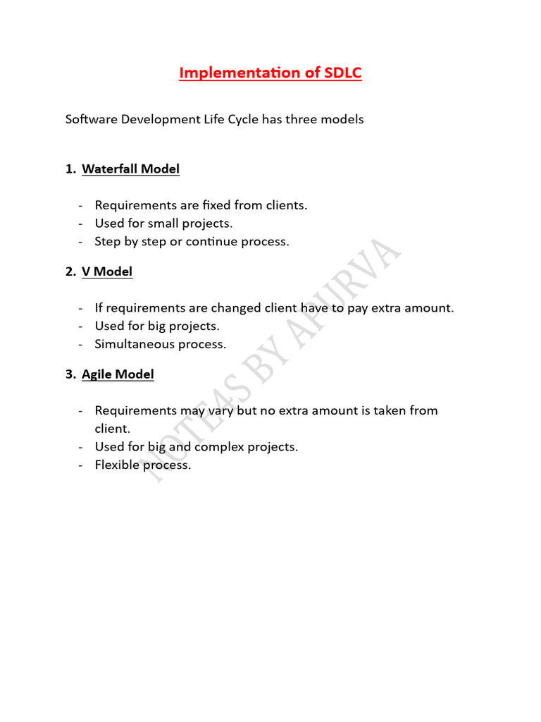 Implementation of SDLC | PDF