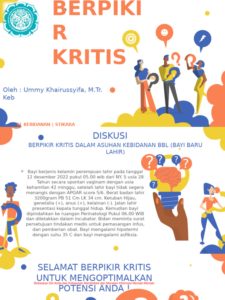 Diskusi Kelompok - Konsep Berpikir Kritis | PDF