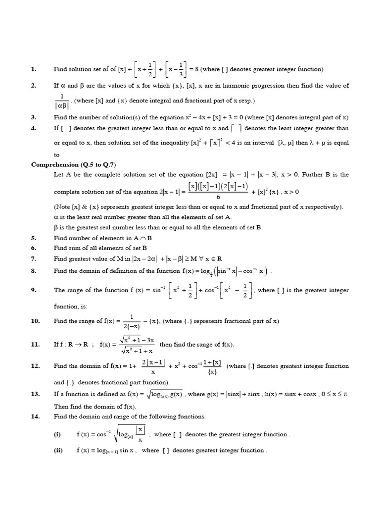 ITF and Function | PDF