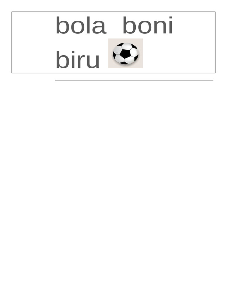 bola boni biru | PDF